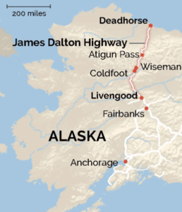 Dalton Highway Driving Tours to Coldfoot and Wiseman